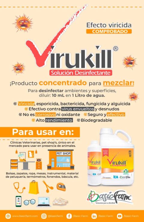 Uso de Virukill contra el coronavirus o COVID-19 | Basic Farm